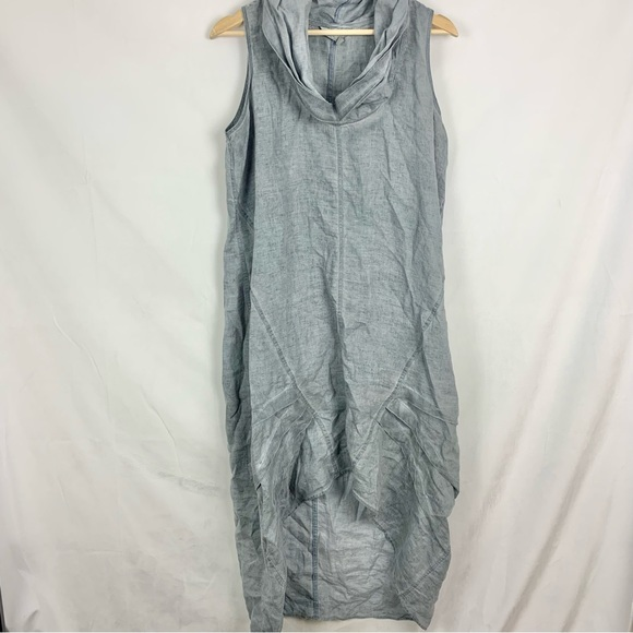Kenar | Dresses | Kenar 0 Linen Highlow Lightweight Maxi Dress Sz Sm ...
